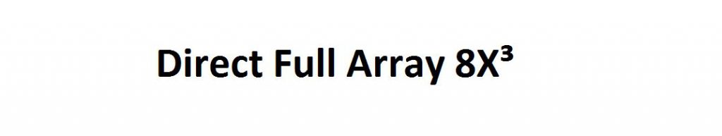 Que es Direct Full Array 8X³, Direct Full Array 16X³ qué es diferente ...